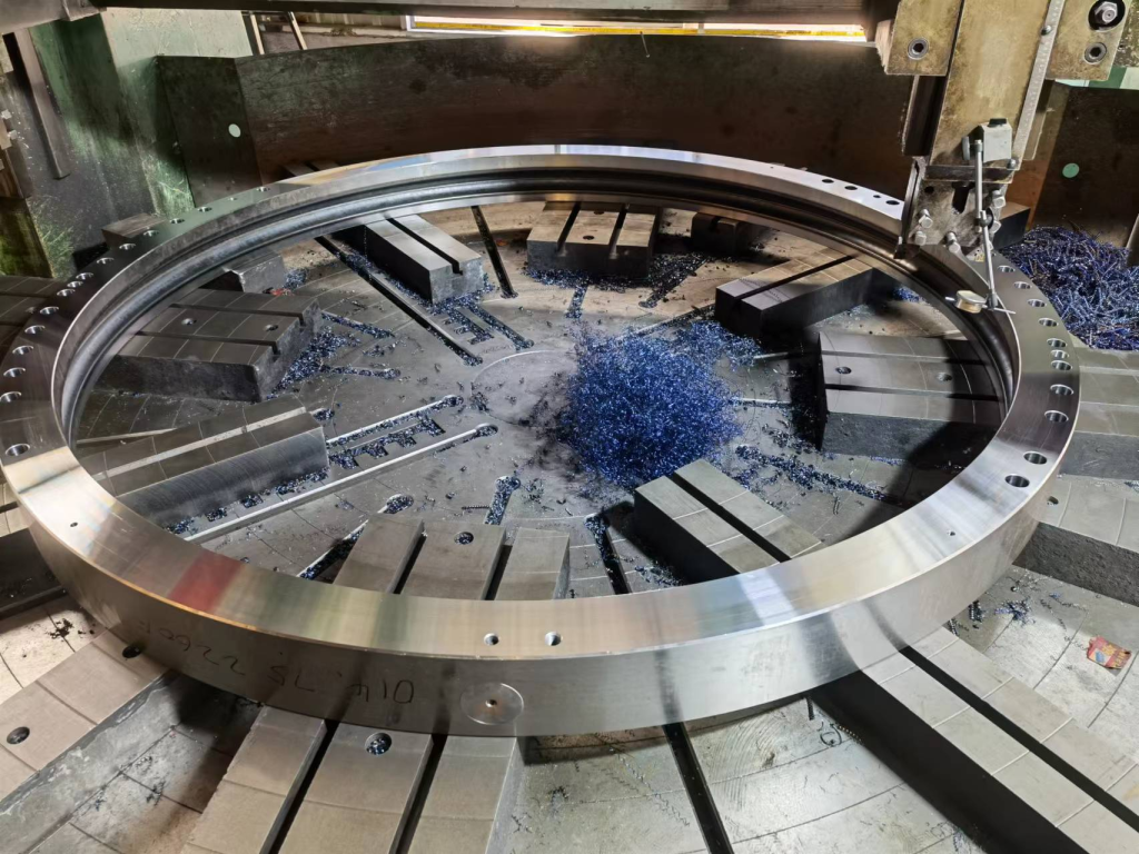 Big Size Slewing Bearing Assembly Process - Hbang